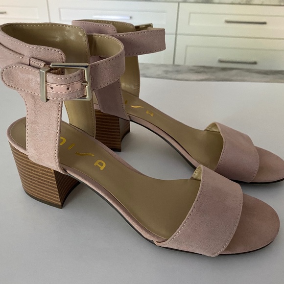 Unisa | Shoes | Unisa Pink Block Heel Sandals | Poshmark